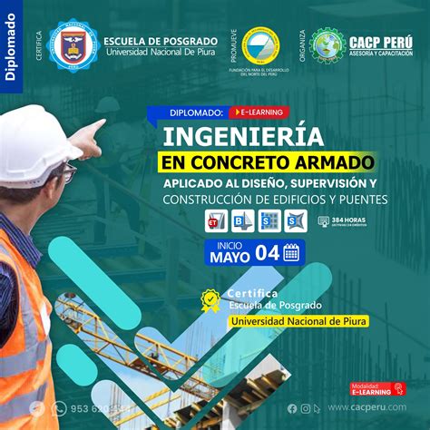 Cacp Perú Diplomado Ingeniería En Concreto Armado Aplicado Al Diseño