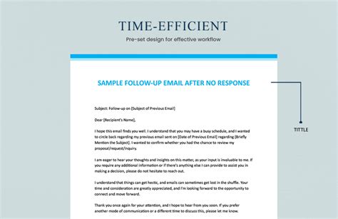 Sample Follow Up Email After No Response In Word Google Docs Pages Download Template Net