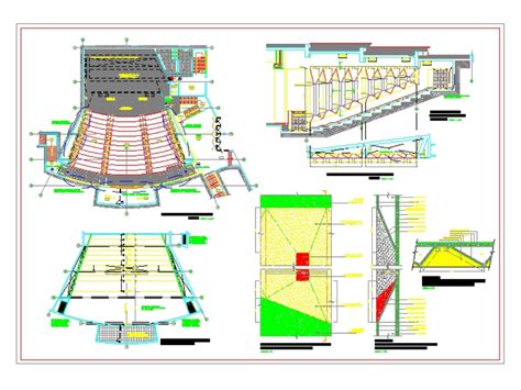 Auditorio En Autocad Descargar Cad 191 Mb Bibliocad