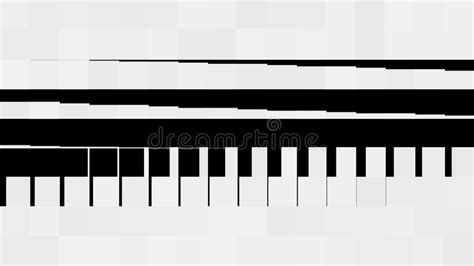 Black And White Abstract Animation Of Geometric Patterns Appearing And