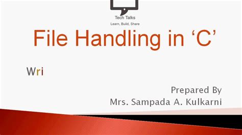 Write And Read Formatted String Hindi File Handling In C Youtube