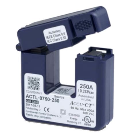 Aim Dynamics Actl 0750 020 Opt C06 20a Input 333mv Output Split Core