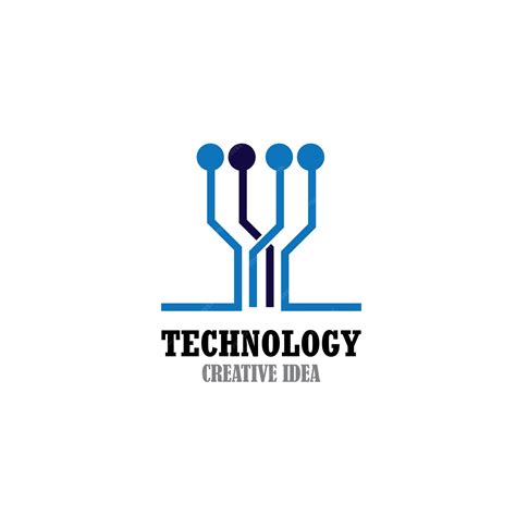 Premium Vector Technology Logo Design Template Vector Illustration