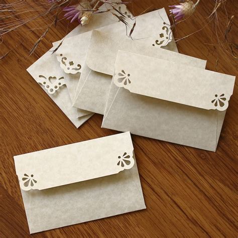String Tie Envelopes Etsy