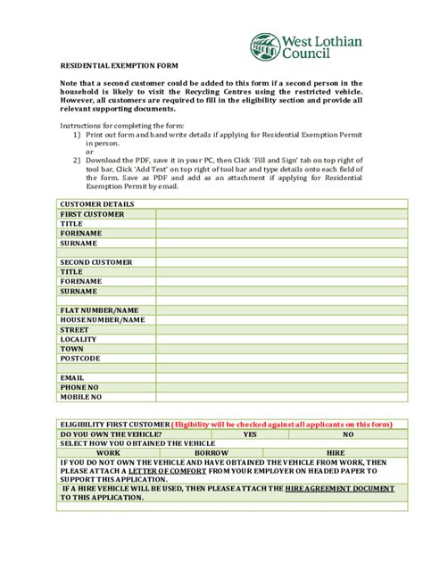 Fillable Online Unoccupied Property Exemptions Fax Email Print Pdffiller