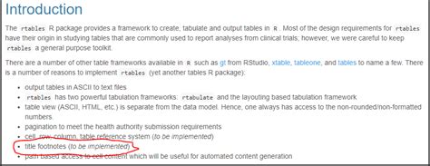 Documentation Update Titlesfootnotes · Issue 337 · Insightsengineeringrtables · Github