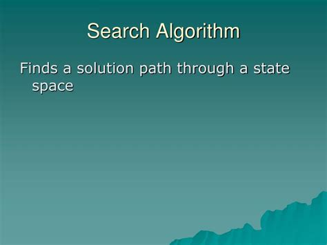 ppt state space search powerpoint presentation free download id