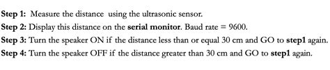 Solved Step Measure The Distance Using The Ultrasonic Chegg