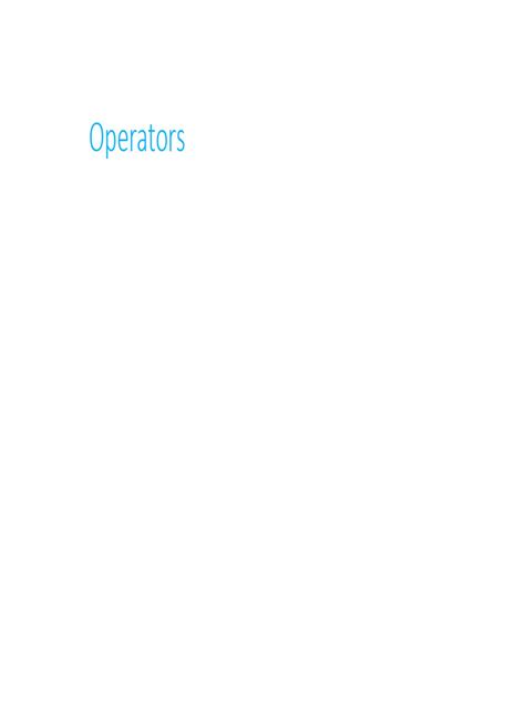 Operators Pdf Boolean Algebra Teaching Mathematics