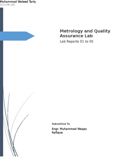 Mqa Lab Report Pdf Scientific Observation Measuring Instrument