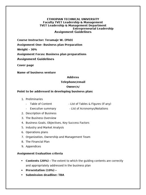 assignment one pdf