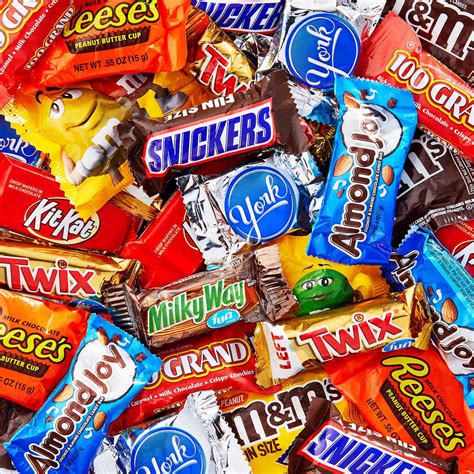Caramelos De Chocolate A Granel Envueltos Individualmente Mezcla De