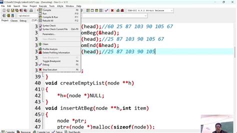 Deletion From End In Singly Linked List Youtube