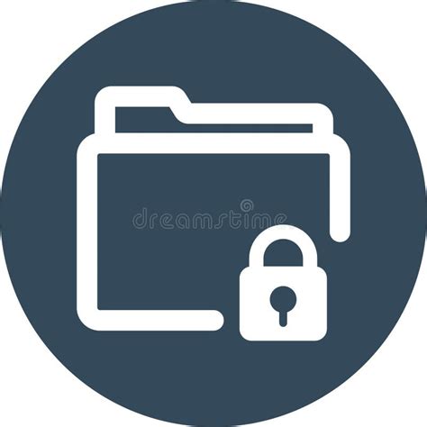 Private Folder Isolated Vector Icon Which Can Easily Modify Or Edit