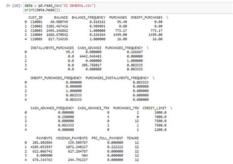 credit card clustering insight data science society imi new delhi