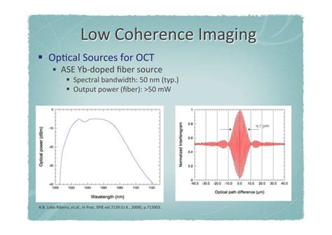 Low Coherence Interferometry From Sensor Multiplexing To Biomedical Imaging Pdf Physics