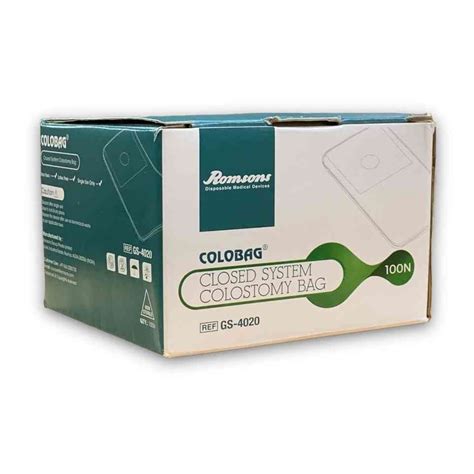 Healthway Romsons Colobag Disposable Colostomy Bag 100 Pcs
