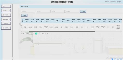 Springboot计算机毕业设计汽车租赁系统的设计与实现o5vwc Csdn博客