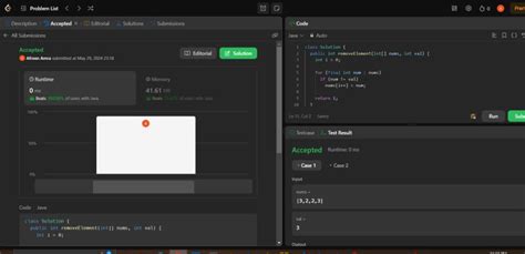 resolved leetcode s remove element problem amra afreen posted on