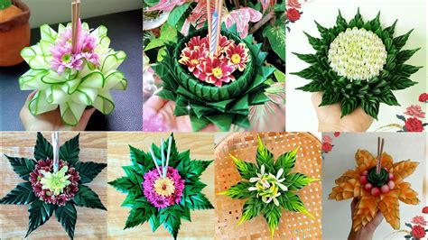 🌹รวมภาพไอเดียทำกระทง 10 แบบ🌹ทำง่ายๆ สวยๆ ลอยกระทง กระทงสวยๆ รวมภาพ