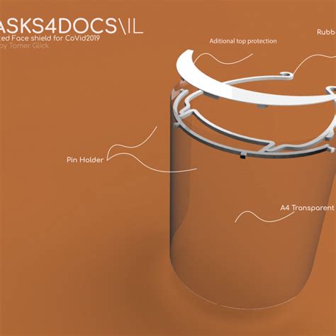 3d Printable Mask4docsil By Tomer Glick By Masks4docs Isr