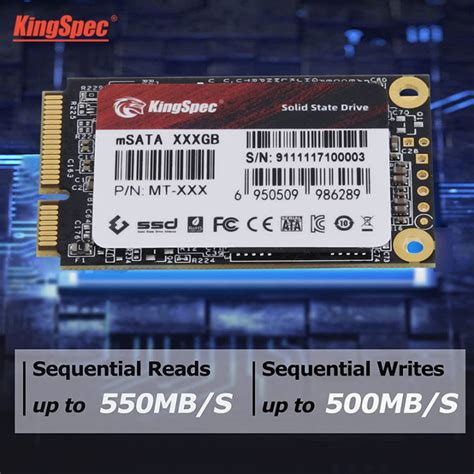 KingSpec mSATA SSD gb gb GB mSATA SSD TB TB HDD cho máy tính x mm Ổ cứng thể rắn