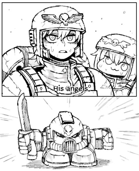 Adeptus Astartes Astra Militarum And Doro Goddess Of Victory Nikke