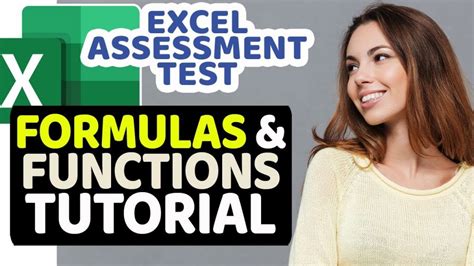 Excel Assessment Test Excel Formulas And Functions Sum Min Max Count Average Practice