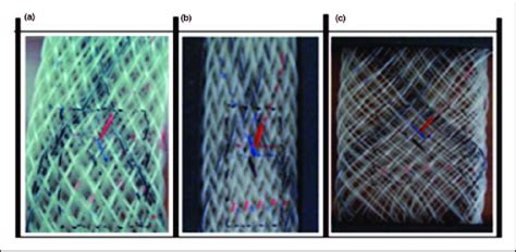 Representative Braided Preform Conditions Measurement On Download Scientific Diagram