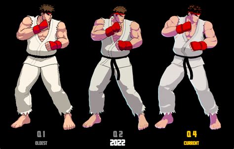 SEGA VS CAPCOM: THE NEXT LEVEL on Twitter: "Finished the texturing on the Ryu model. Now for ...