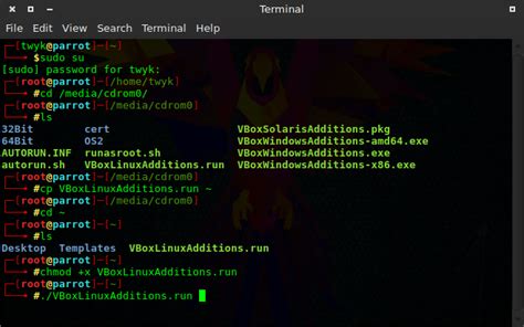 Virtualbox Guest支持 Parrot文档 Parrotsec中文社区