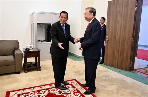 សម្តេចតេជោ ហ៊ុន សែន អនុញ្ញាតឲ្យ រដ្ឋមន្រ្តីក្រសួងនគរបាលវៀតណាម ចូលជួបសម្តែងការគួរសម