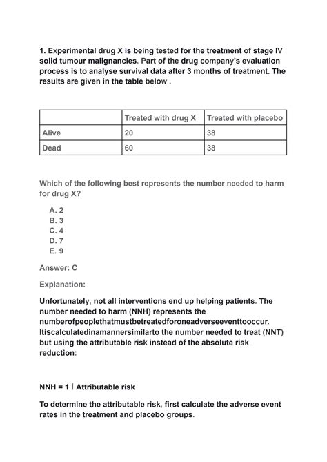 SOLUTION Usmle Step U World Question Bank Biostatistics Studypool
