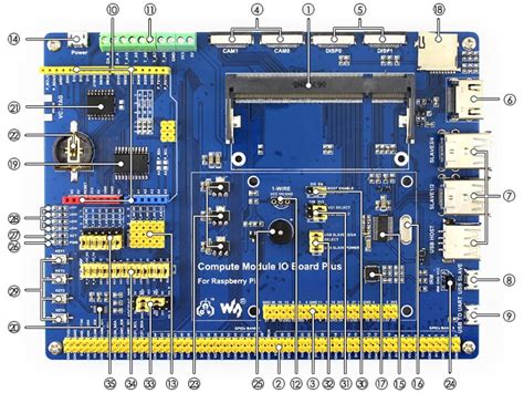 Raspberry Pi Compute Module 3 Development Kit Cm3 Io Board
