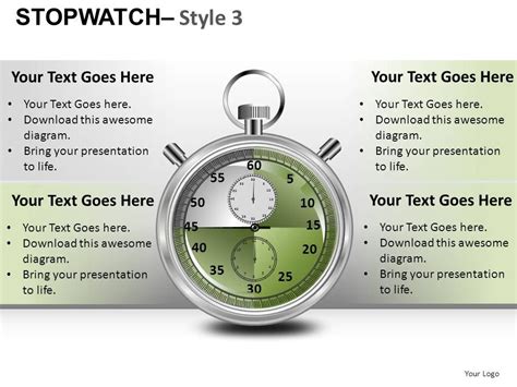 stopwatch 3 powerpoint presentation slides db presentation powerpoint