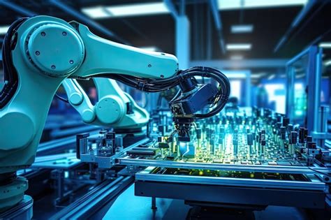 Premium Ai Image Component Installation Qc Of Circuit Board Fully