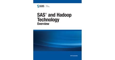 Sas And Hadoop Technology Overview Book