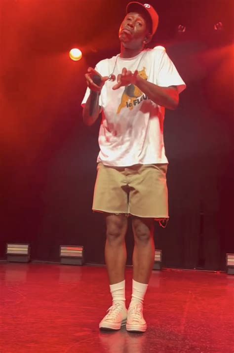 Tyler The Creator Performing Tyler The Creator Outfits Tyler The Creator Fitted Hat Outfit