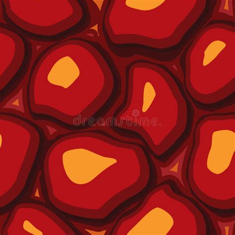 Cartoon Game Texture Lava Surface Seamless Pattern Game Asset Walls And Environment Background