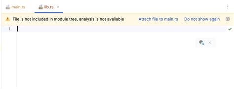 Plugin Suggests To Attach `lib` To `mainrs` And Shows False Error After That · Issue 9557