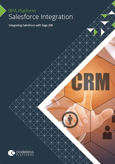 Salesforce Sage 200 Integration Point And Click Integration