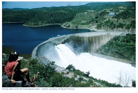 Industrial History 1959 105gw108gw Kariba Dam On Zambezi River At