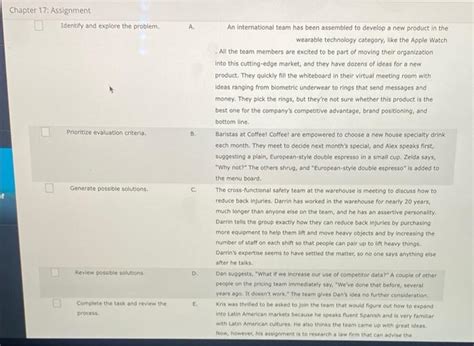 Solved Chapter 17 Assignment Identity And Explore The