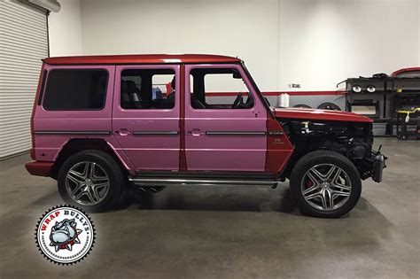 Mercedes Benz G63 Amg 3m Gloss Raspberry Fizz Wrap Gardena Wrap Bullys