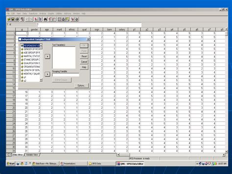 Data Analysis Using Spss T Test Ppt Standardized Testing