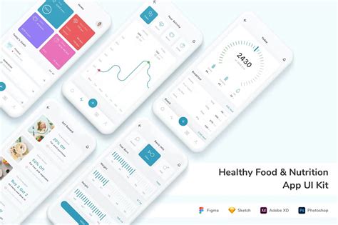 کیت رابط کاربری برنامه غذایی و تغذیه سالم Proshare