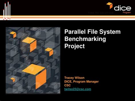 Ppt Parallel File System Benchmarking Project Powerpoint Presentation