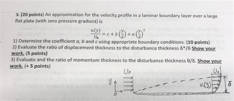 solved 3 20 points an approximation for the velocity