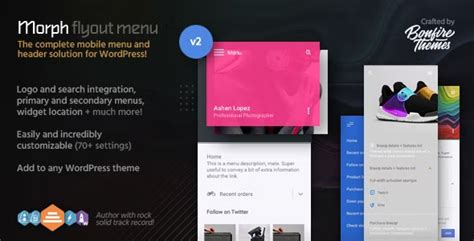 morph flyout mobile menu wordpress plugin 2 3 gplplus