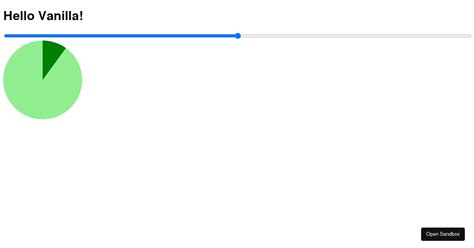 Piechart Rangeslider Codesandbox